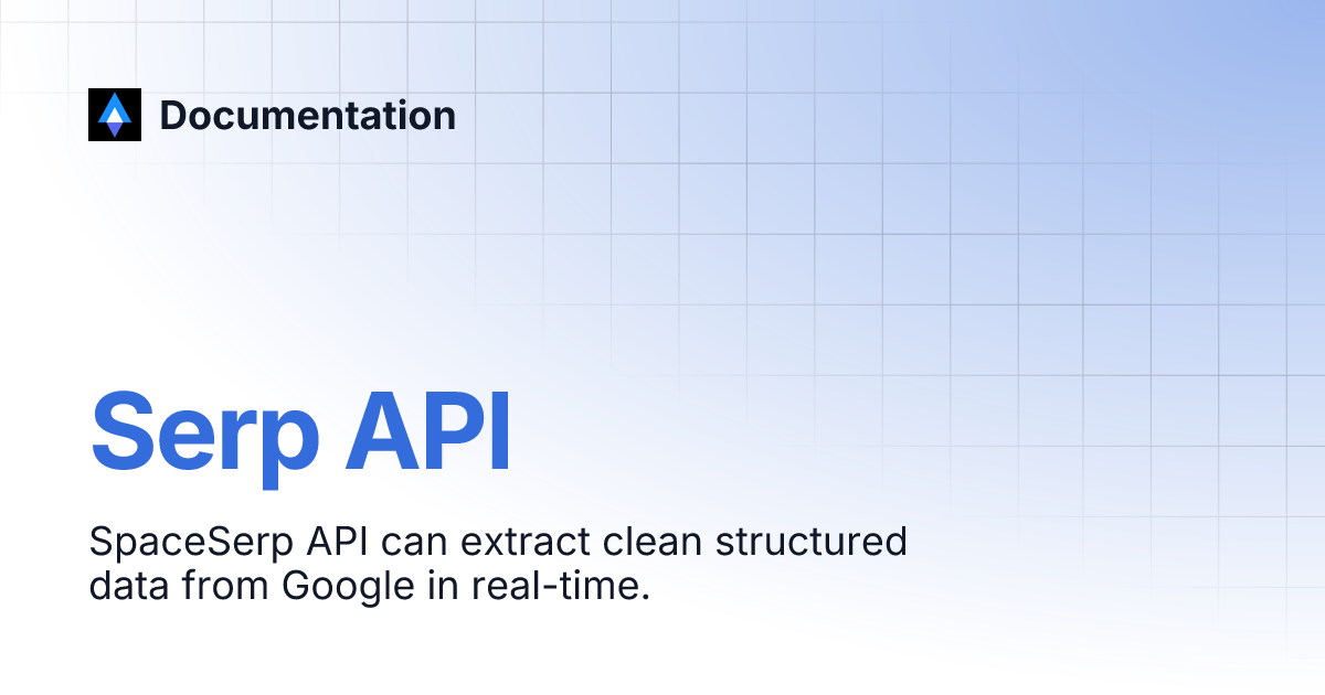 Serp API | Documentation
